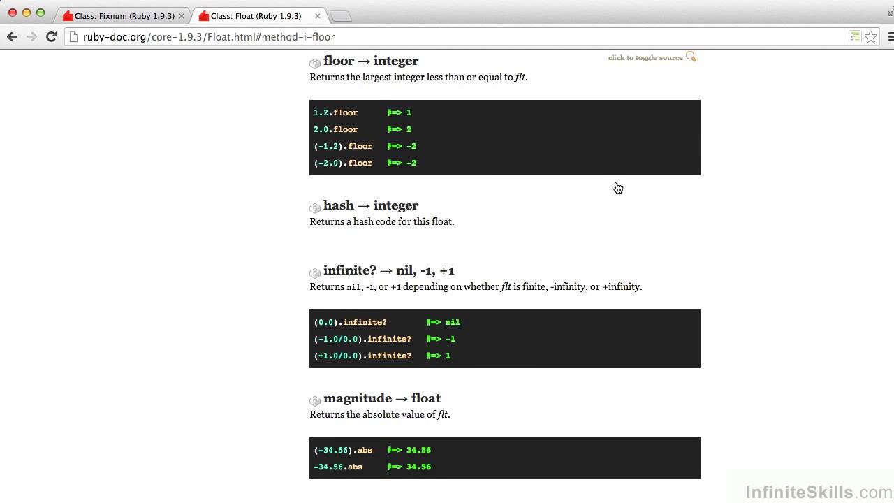 Ruby On Rails Tutorial | Numerics In Ruby