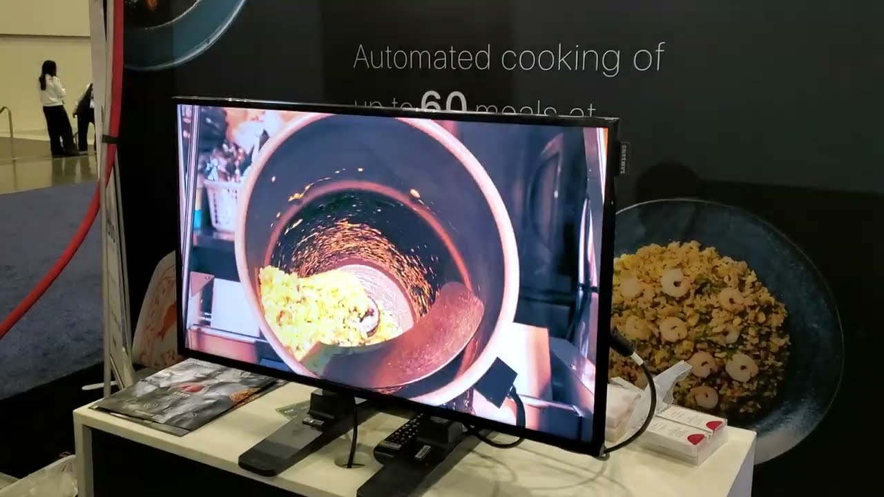 TechMagic Automated Cooking of 60 Meals Per Hour - CES 2024 Las Vegas NV