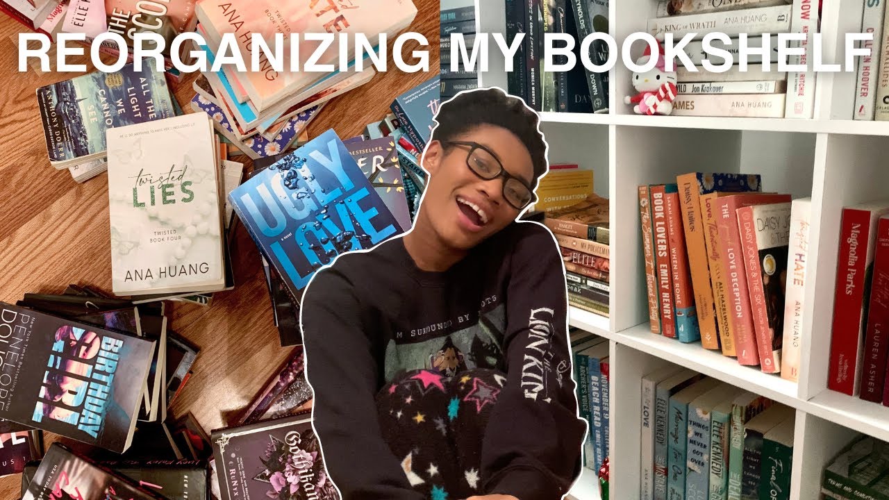 reorganize my bookshelf with me!