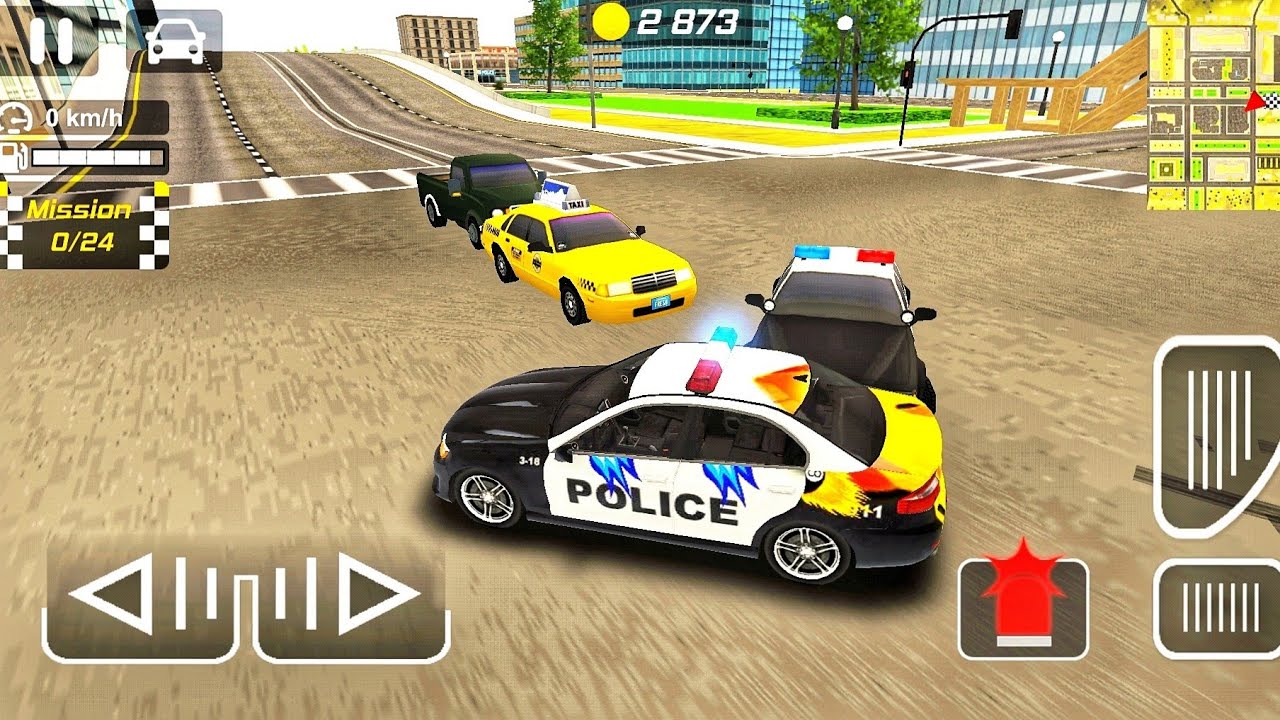 Police car driving simulator -iOS