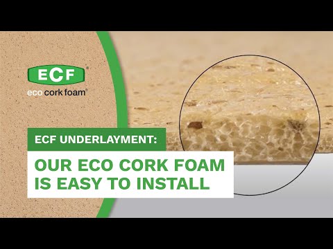 Our Eco Cork Foam is Easy To Install!
