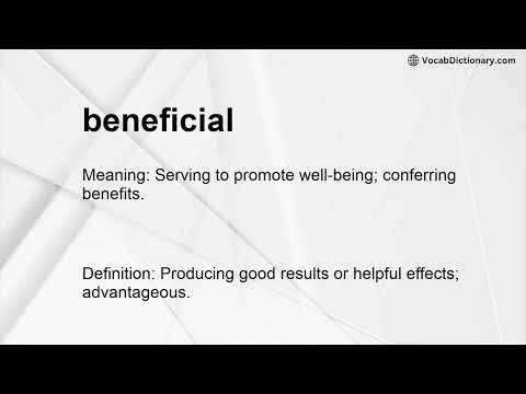 beneficial Meaning
