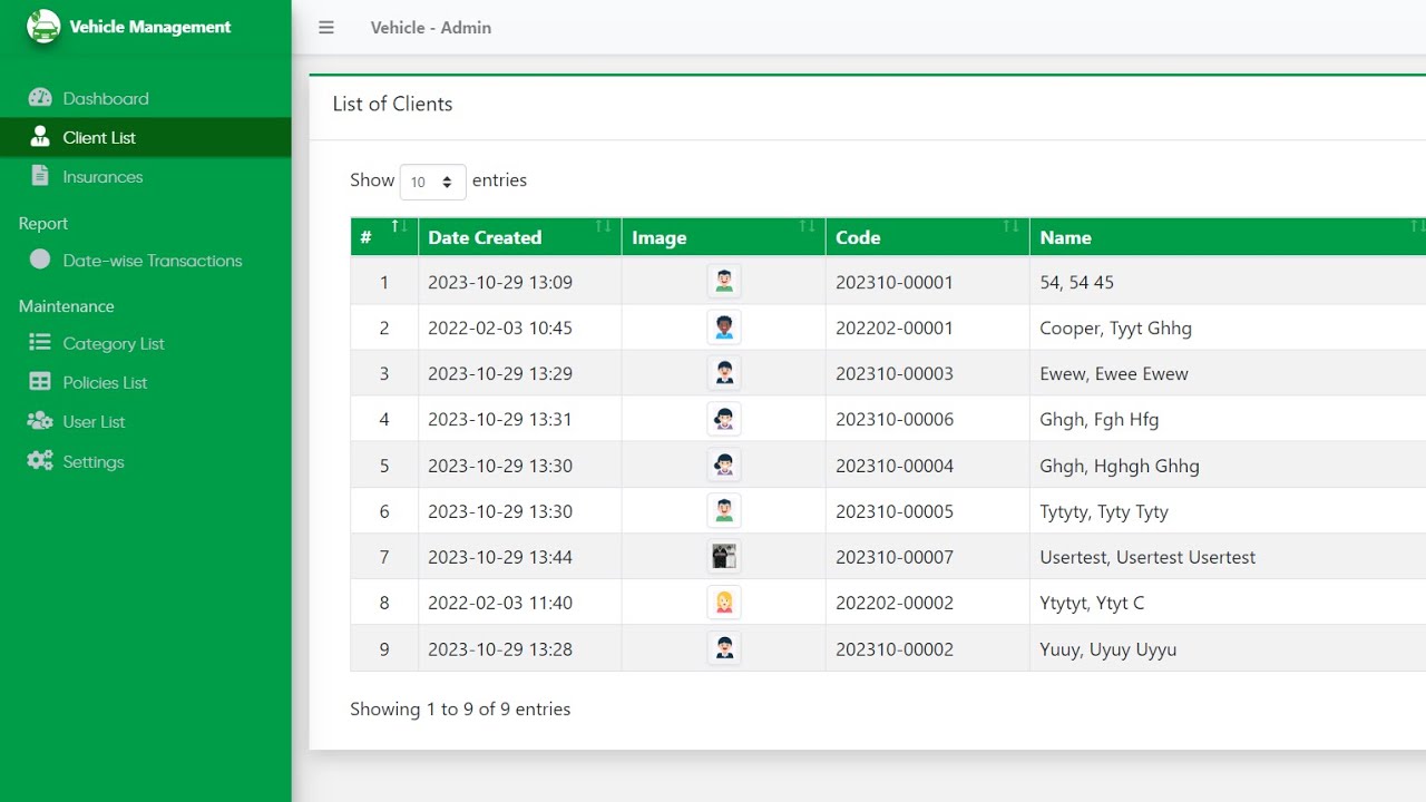 PHP & Mysql - Vehicle management system source code download free