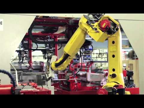 t motion Automationssystem: Aluminiumrohre biegen und Endenumformung