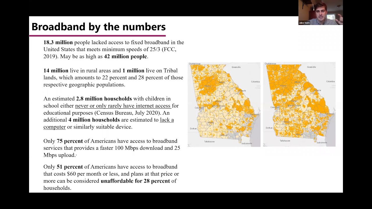 Webinar on Broadband Access and Affordability