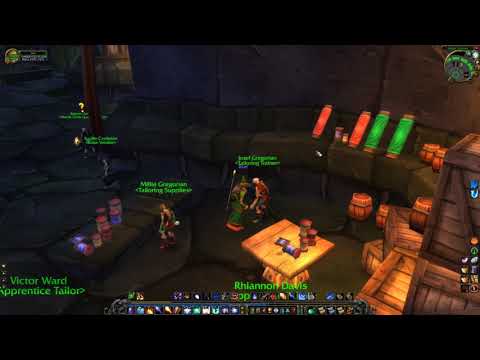 Expert Tailoring Trainer, Horde (150 to 225) WoW Classic