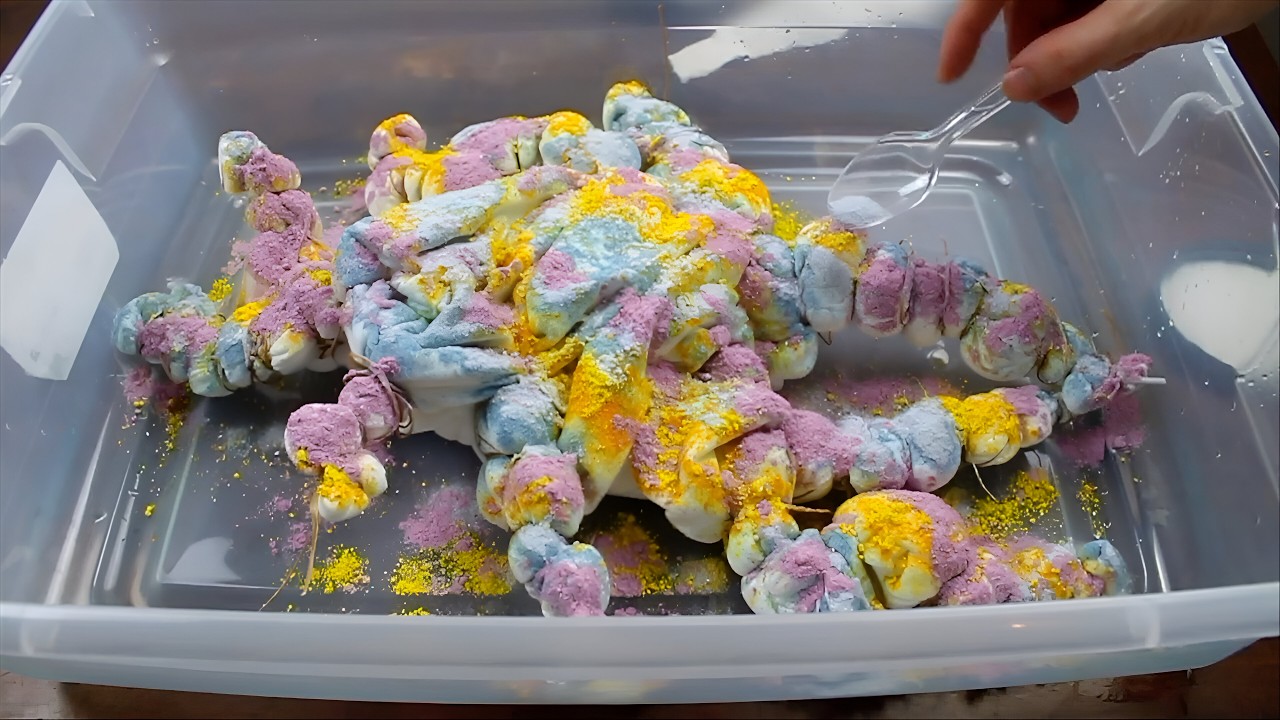 I Tried Tie Dyeing a Hoodie | Geode Ice Dye Tutorial