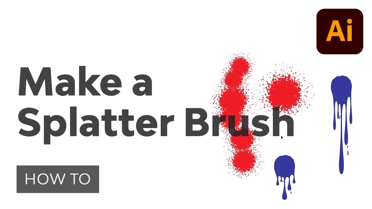 How to Make a Splatter Brush in Illustrator