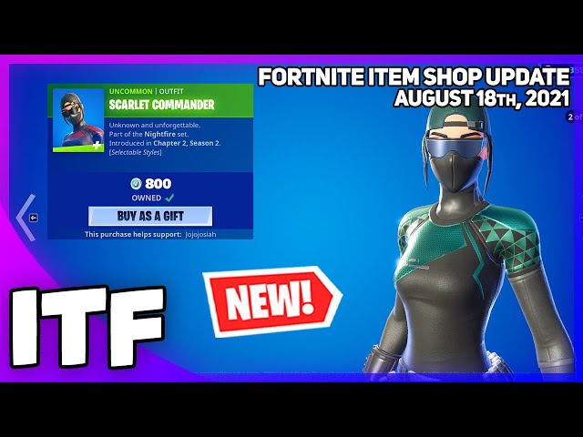 Le Commandant Fortnite Scarlet Obtient Une Nouvelle Variante De Style ...