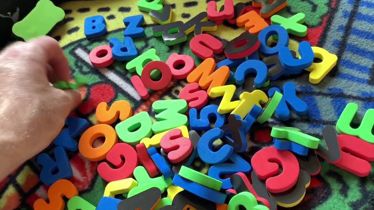 ABCD Magnetic Letters, White Board and Black Board