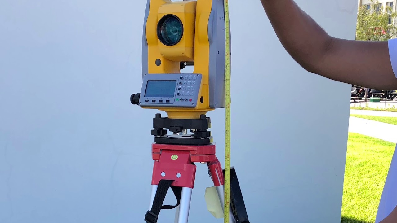 How to use a total station