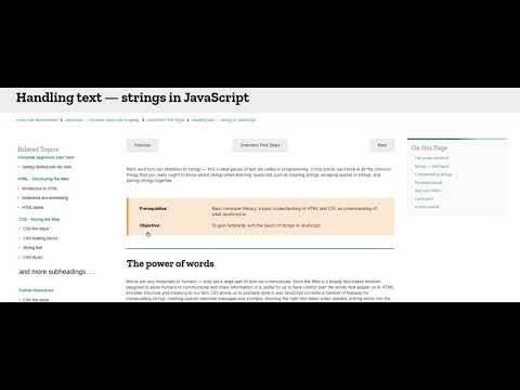 MDN Navigation Redesign