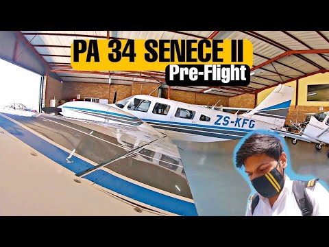 PA 34 Seneca II Pre-Flight | Fly With Sky