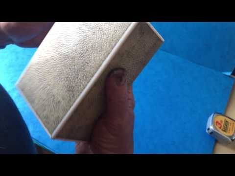 1920s shagreen table box