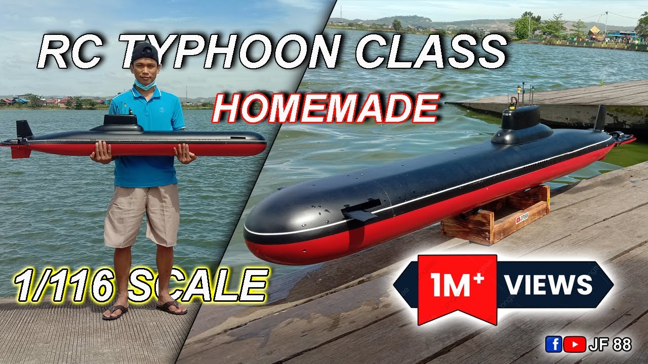 HOW I BUILT RC SUBMARINE TYPHOON CLASS 1.5M LONG SCRATCH-BUILD WITH FIBERGLASS