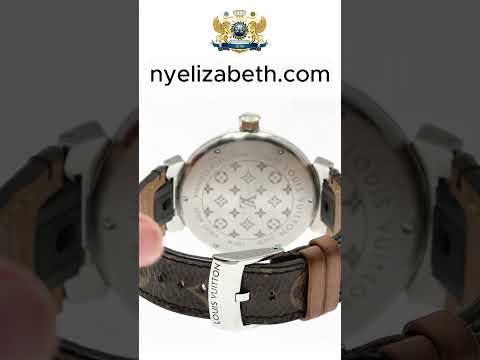 Authentic LOUIS VUITTON Tambour Monogram Watch | Timeless Luxury