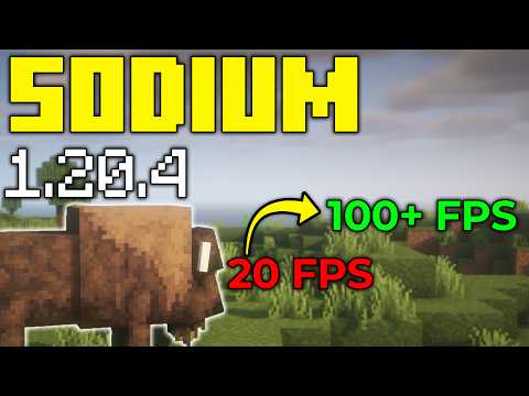 How To Download & Install Sodium in Minecraft 1.20.4
