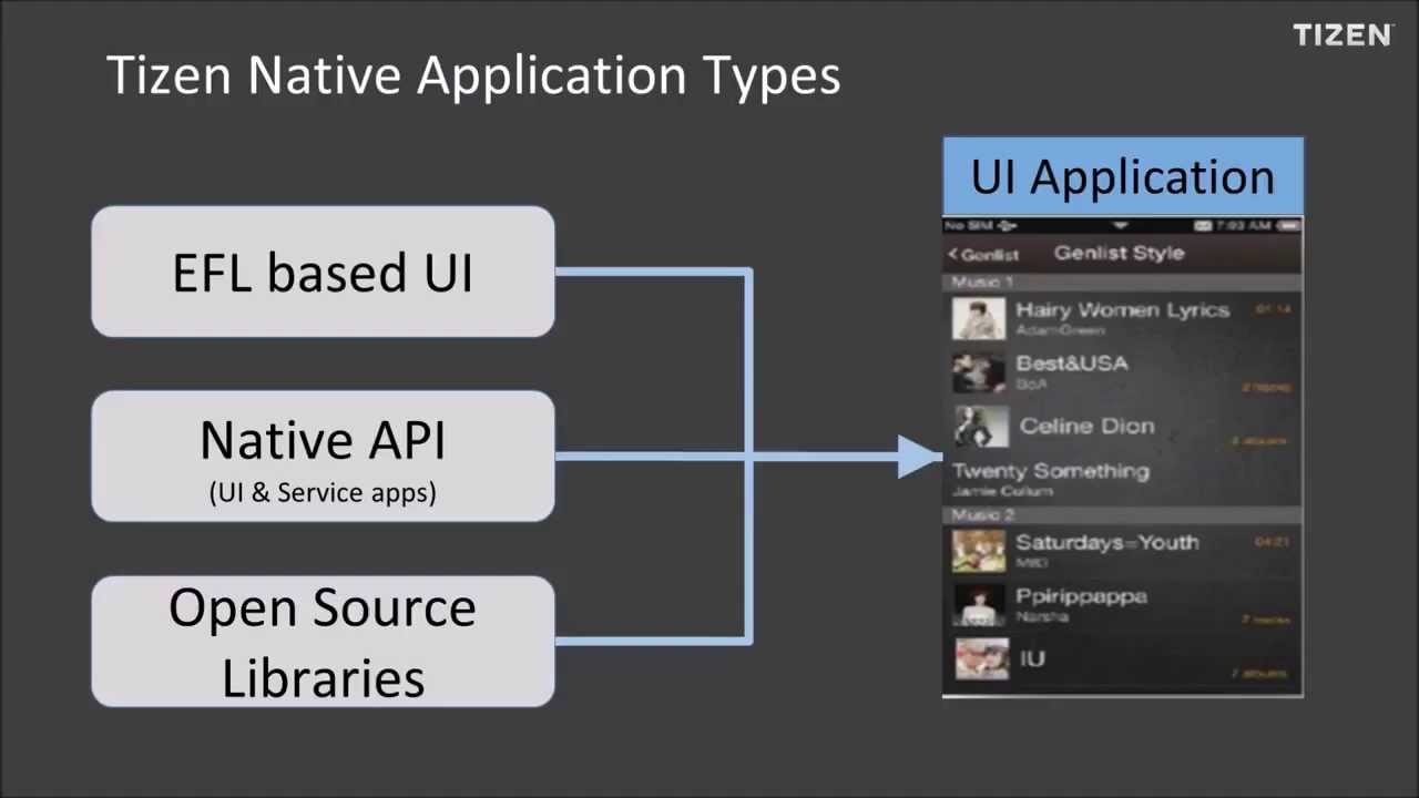 Tizen Native Application Framework