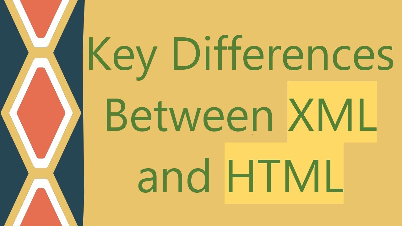 Key Differences Between XML and HTML