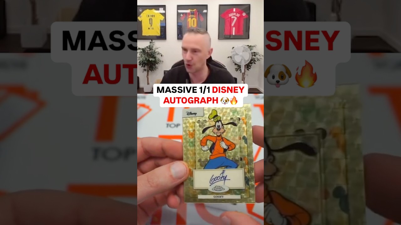 MASSIVE 1/1 DISNEY AUTOGRAPH!!! 🤯🐶 Pull of a LIFETIME! 😳