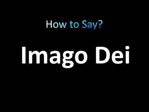 How to Pronounce Imago Dei (correctly!)