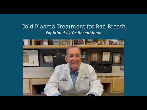 Cold Plasma as a treatment for halitosis