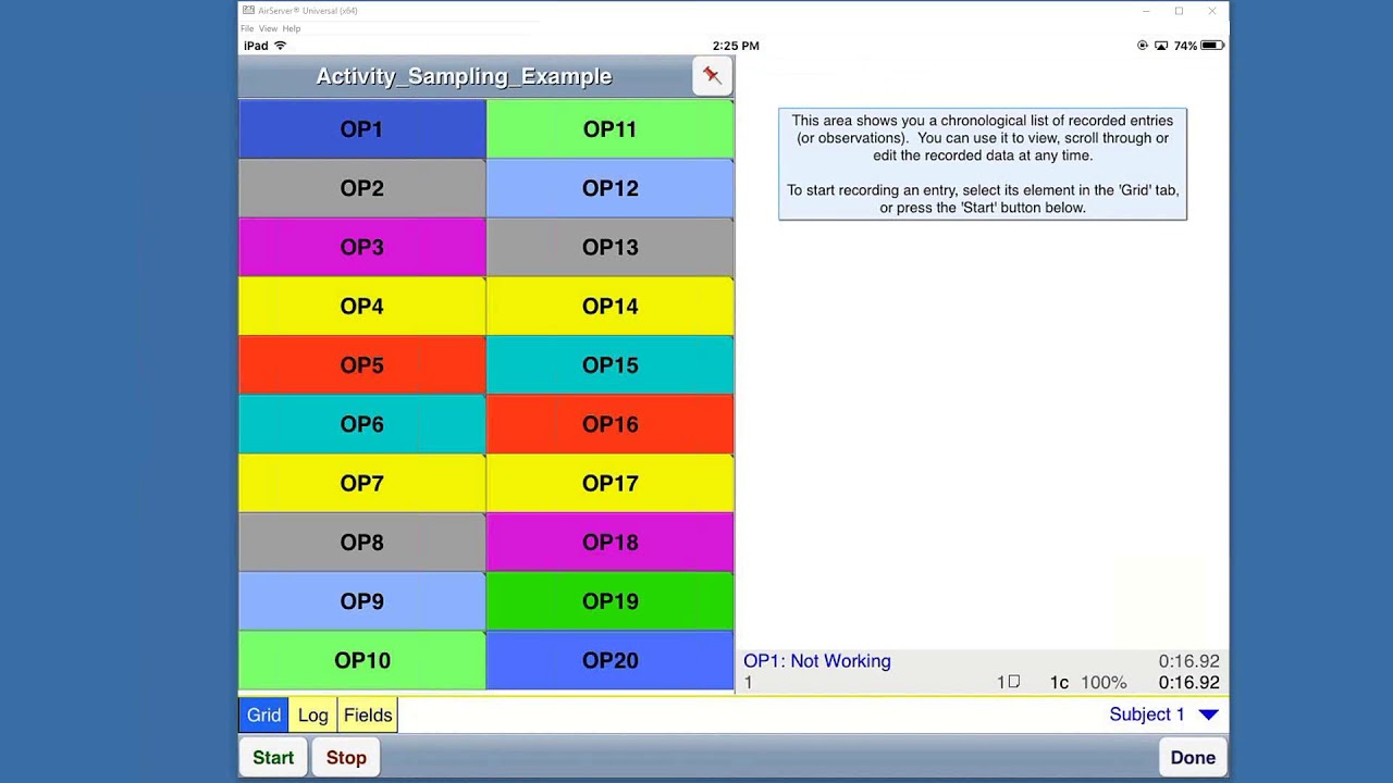 WorkStudy+ Sampling Random Sampling and Rated Sampling