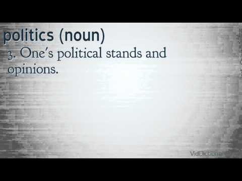 politics - definition