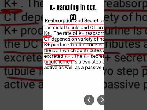 K+ Handling in DCT, CD