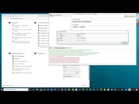 Using the WICReset utility updated (ver 5.59) to reset waste ink counters.