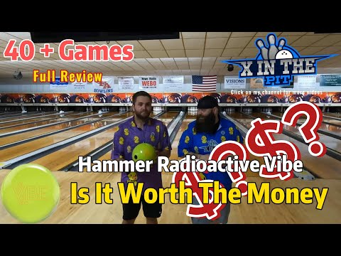 Hammer Radioactive Vibe Bowling Ball Review!! Qwinten gives his Honest Unbiased Review!! 4k