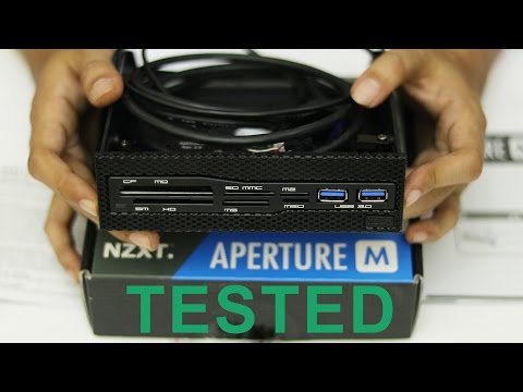 Internal Card Reader For PC : NZXT Aperture M Review & Tested