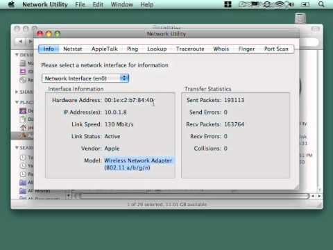 Mac OS X Core Networking and Network Troubleshooting