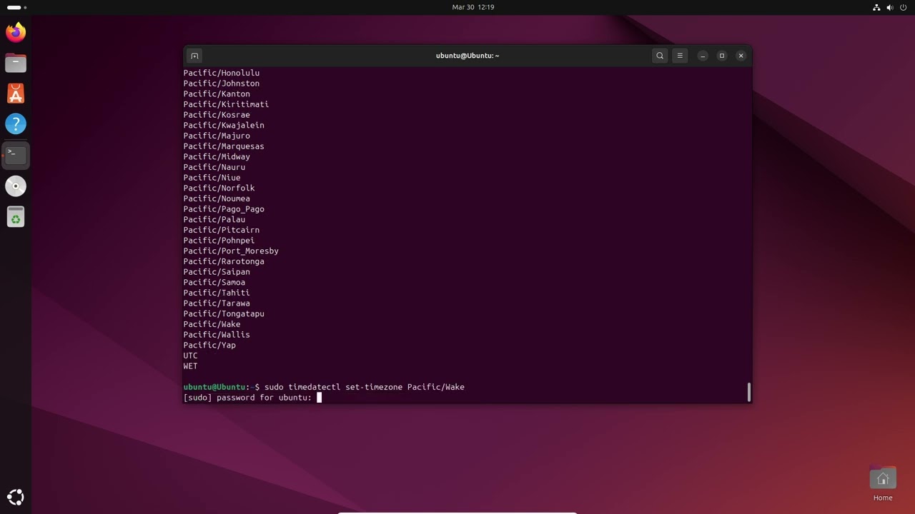 Linux – How to Set Timezone with timedatectl
