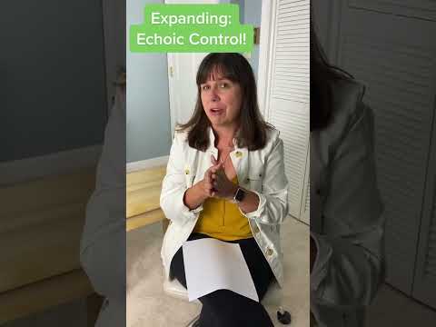 Expanding Echoic Control