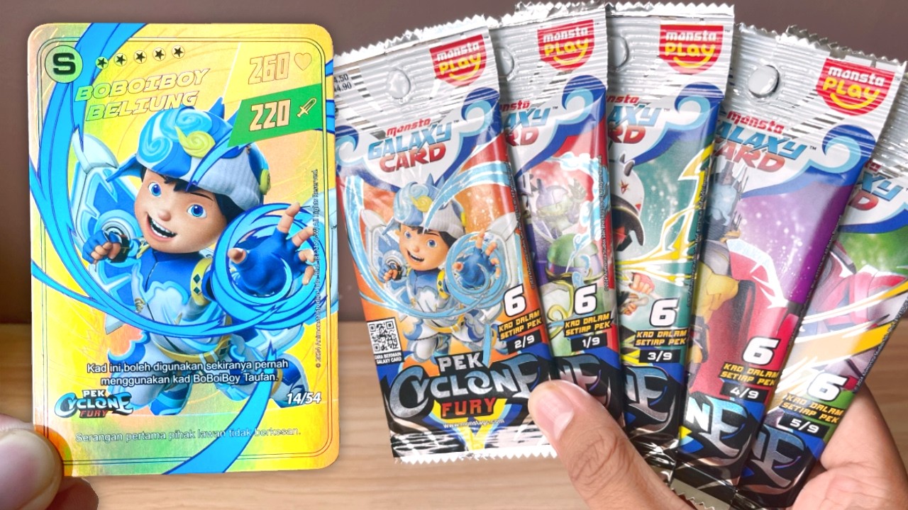 Unboxing Pek Cyclone Fury! | Monsta Galaxy Card