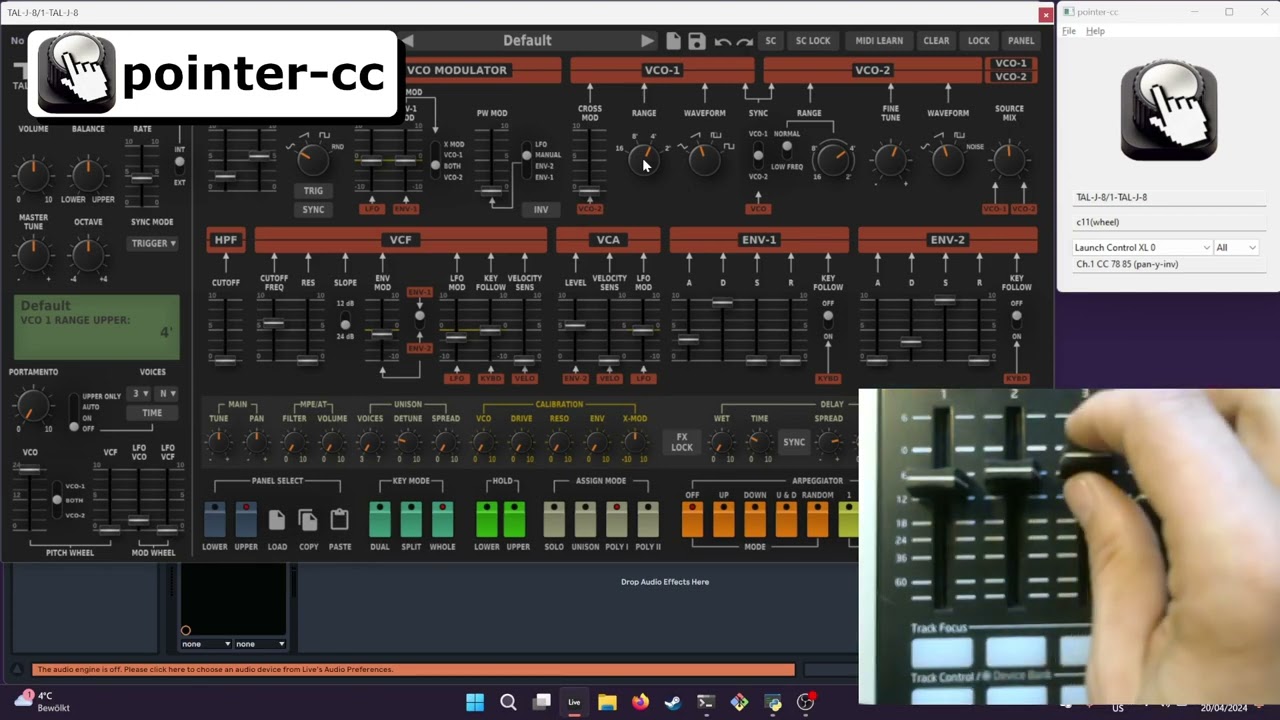 Pointer-cc: a plugin to replace the mouse with MIDI controllers ...