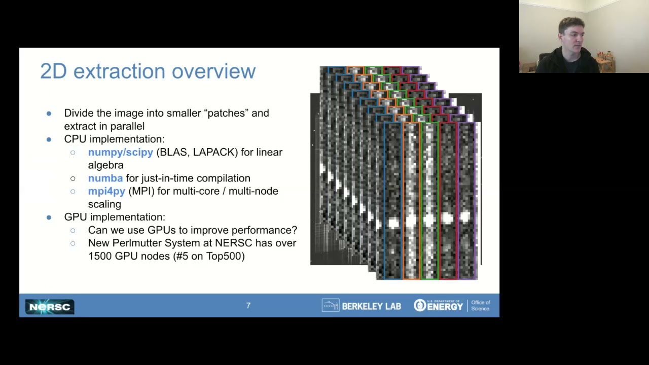 Accelerating Spectroscopic Data Processing Using Python & GPUs on NERSC Supercomputers | SciPy 2021