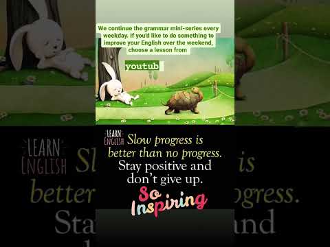 Slow progress is better than no progress. Don't give up #staypositive #englishlesson #eslteacher