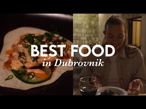 CROATIAN FOOD TOUR // our fav local foods & restaurants in Dubrovnik