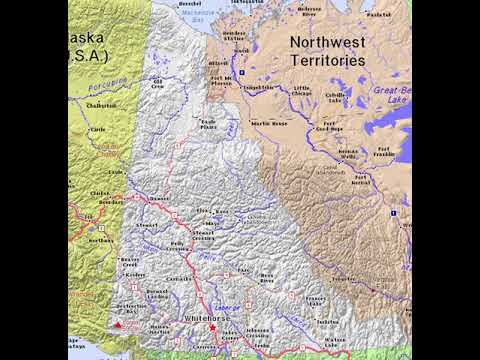 map of Yukon Territory [ Canada ]