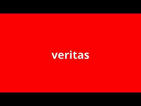 what is the meaning of veritas.