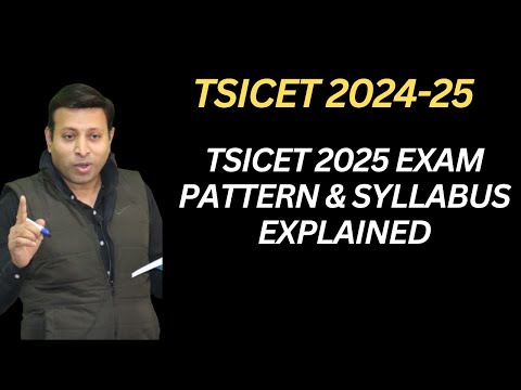 TSICET 2025 Exam Pattern & Syllabus Explained