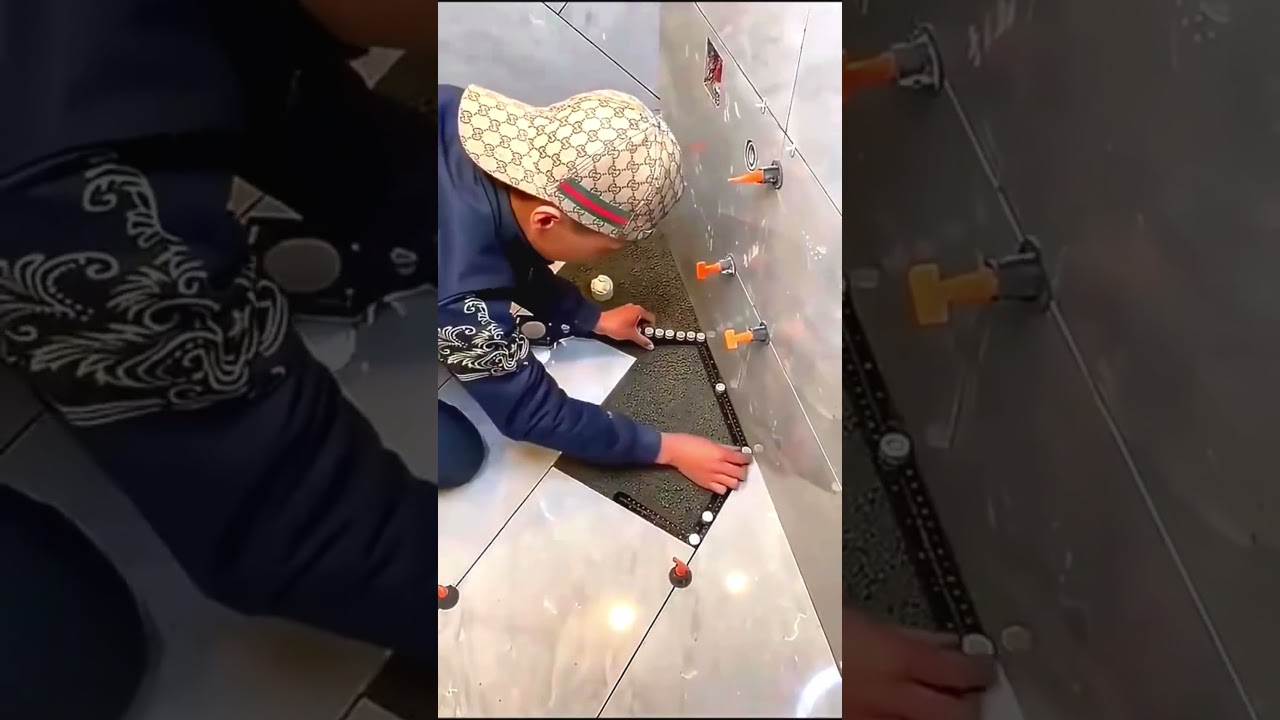 Multi-Angle Folding Tile Ruler – Perfect for Every DIY Project!