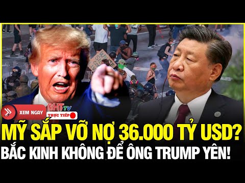 🔴Nước Mỹ Rúng Động: 36.000 tỷ USD nợ đè nặng ông Trump – Nguy cơ vỡ nợ dưới sức ép Trung Quốc!