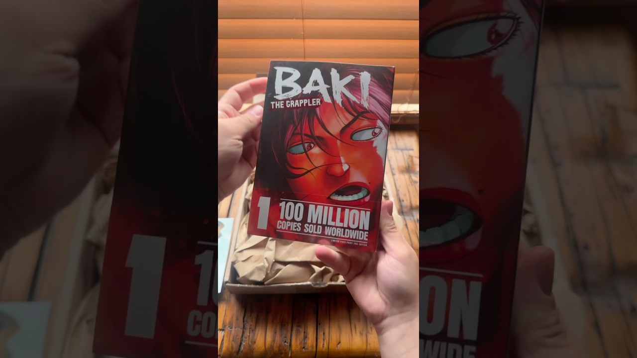 Unboxing Kodama Tales new Series Baki the Grappler! #manga #mangarecommandations #baki #kodamatales
