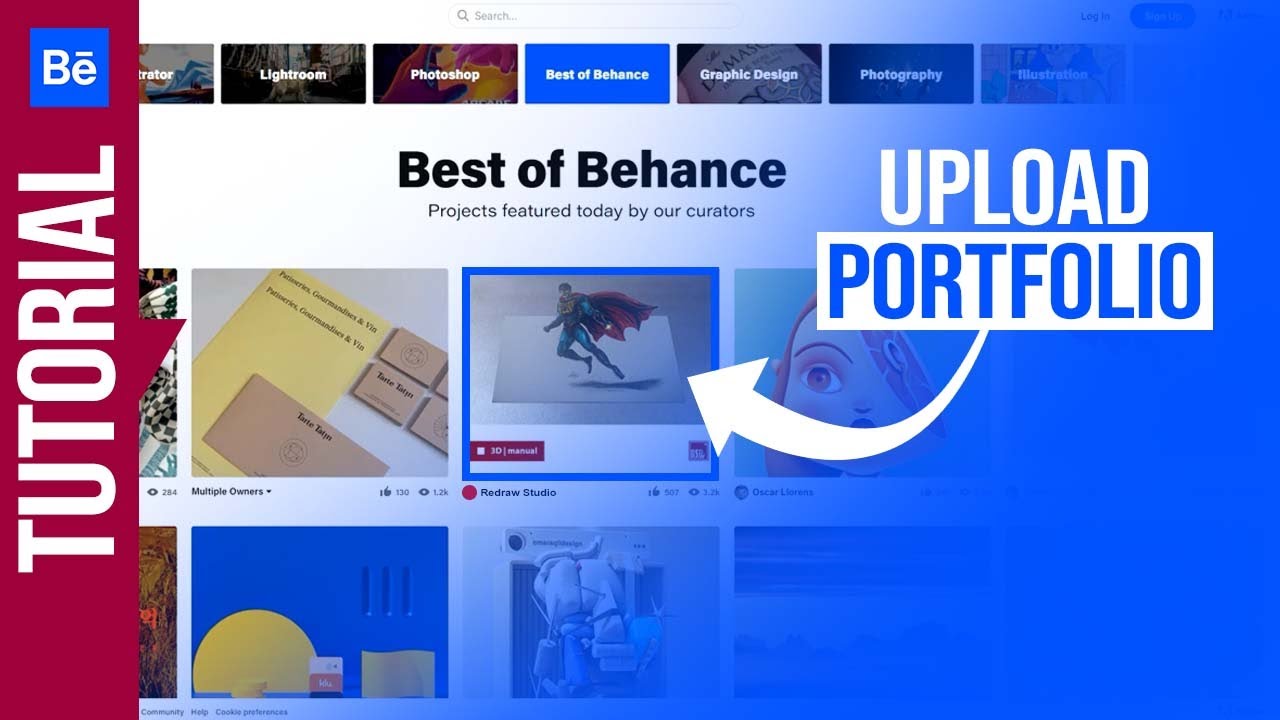 [TUTORIAL] Behance - How to Upload Work/Portfolio