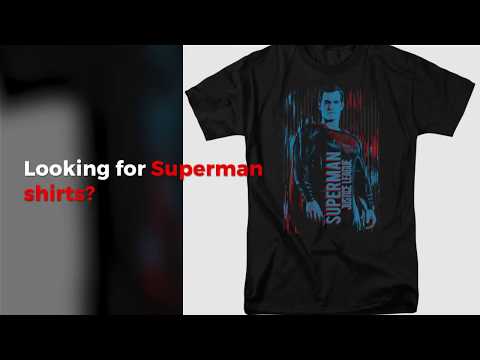 Superman Shirts | Officially Licensed | Printed In USA | Trend Merch
