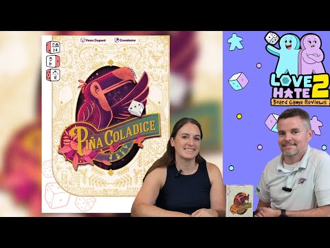 Pina Coladice - A Non-Gamer's Review of this Yahtzee + Connect 4 Mashup