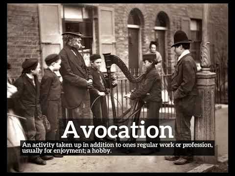 How to Say Avocation in English? | What is Avocation? | How Does Avocation Look?